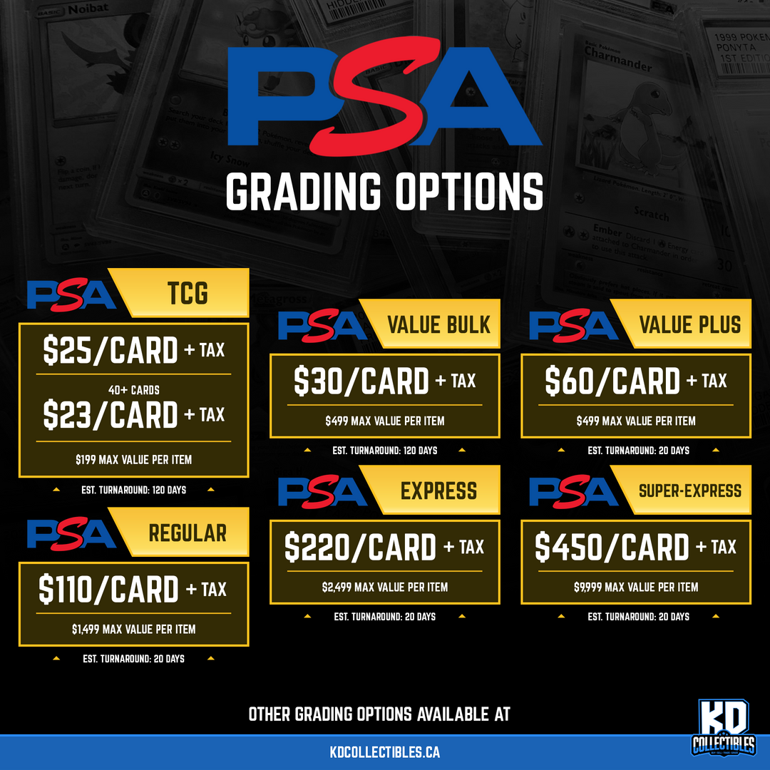 Grading Prices – KD Collectibles Ltd