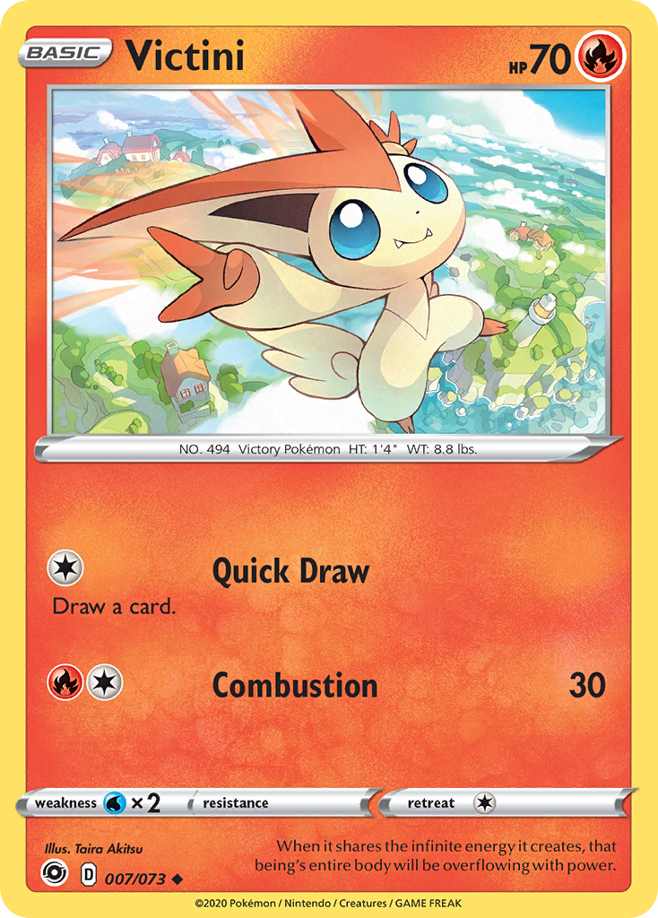 Victini (7/073) [Sword & Shield: Champion's Path] – KD Collectibles Ltd